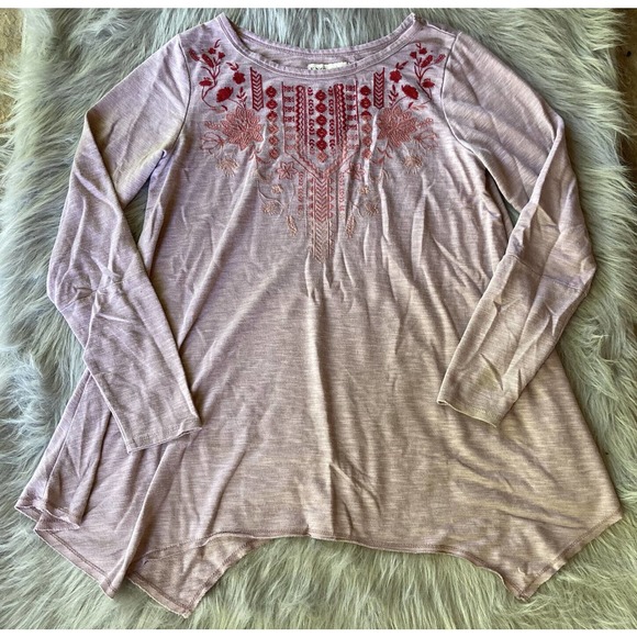 Knox Rose | Tops | Knox Rose Top Sz Med Womens Long Sleeve Ombre Shirt ...
